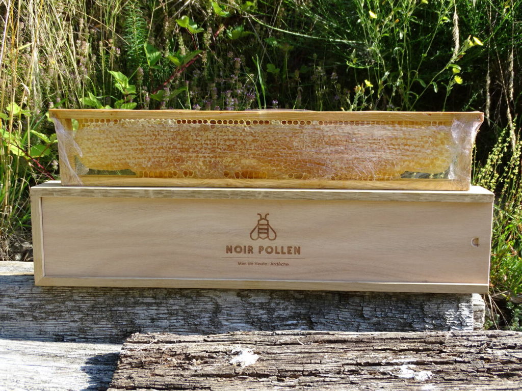 Miel en rayon - Le miel d'Ardèche pur produit par les abeilles